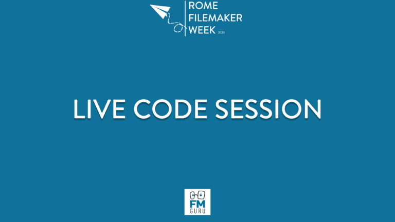 RFW2023 - Live Code session - FMGuru - La community italiana degli ...