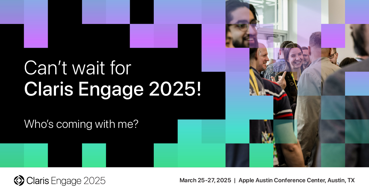 Claris Engage 2025: perché devi esserci (e passarci a trovare) - FMGuru ...